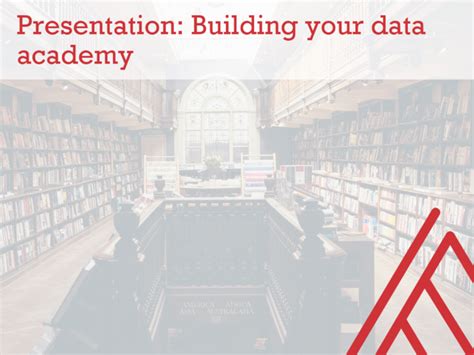 Building Your Data Academy Presentation And Slides Stringfest Analytics