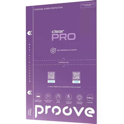 Гідрогелева 3d плівка Proove Pro для Tecno Spark 30 Pro Kl7 — удароміцна повний захист екрану