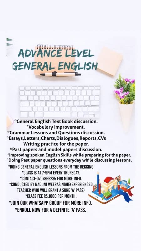Advance Level General English Class English Languages Online