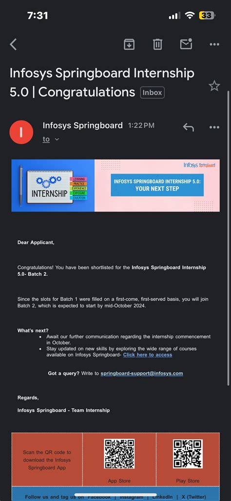 Harsha Vardhini On Linkedin Infosys Internship Careerdevelopment