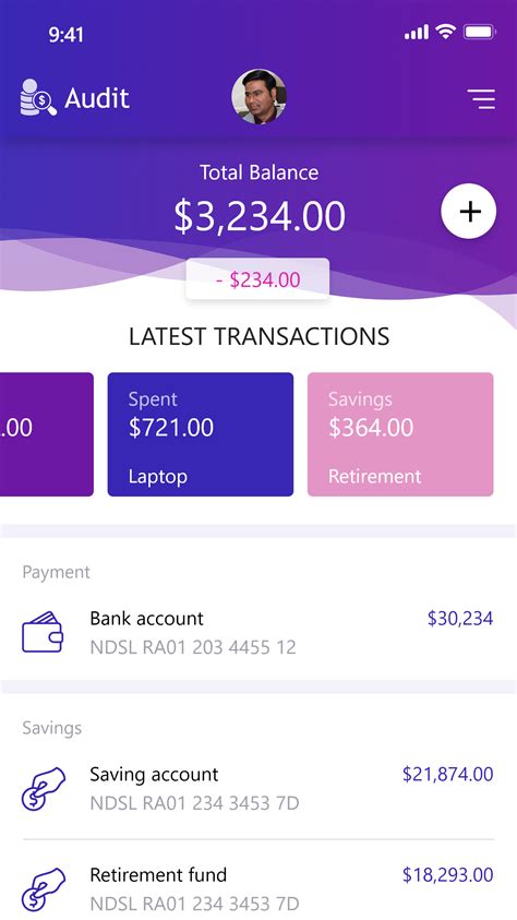 Audit Mobile App Online Auditfinance Facilities Behance