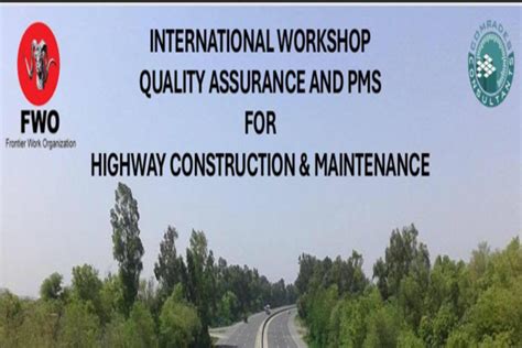 International Workshop Quality Assurance And Pms Nust Institute Of Civil Engineering Nice