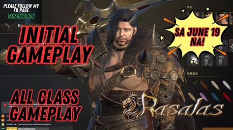 New Mmorpg Rasalas Initial All Class Gameplay Sa June 19 Na Ang Grand