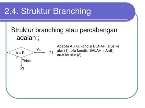 Ppt 2 4 Struktur Branching Powerpoint Presentation Free Download Id 3830310