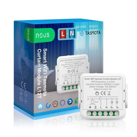 Nous Tasmota Wifi Connected Module Pre Installed Roller Shutter