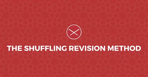 the shuffling revision method