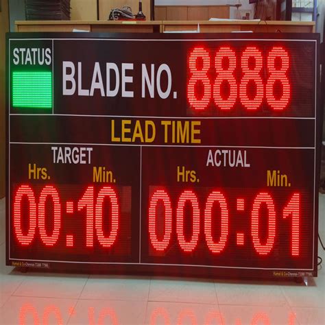 Led Count Down Timer Display Board At 16461000 Inr In Chennai Kamal