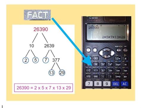 PRODUCT OF PRIME FACTORS A CALCULATOR SHORTCUT