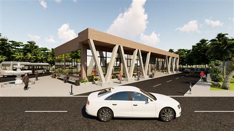 Bus Terminal Design On Behance