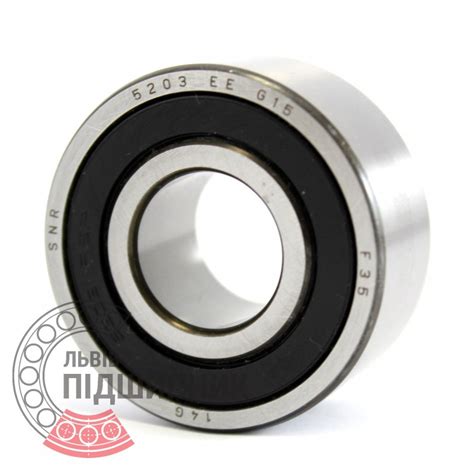 Подшипник 3056203 | 3203-2RS | 5203EEG15 [SNR] Двухрядный радиально ...