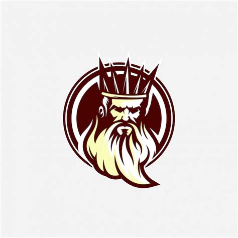 제우스 로고 디자인 프리미엄 벡터