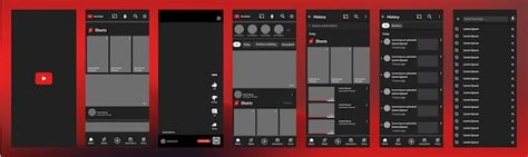 Premium Vector Youtube Interface You Tube Screen Social Media Social