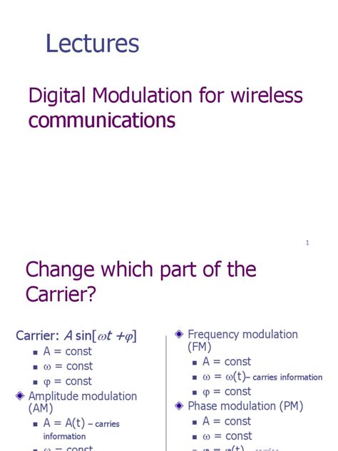 Digital Modulation For Wireless Communications Pdf Modulation Radio Digital Modulation For Wireless Communications Pdf Modulation Radio