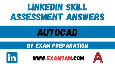 autocad linkedin skill assessment answer exam preparation linkedin quiz answers youtube