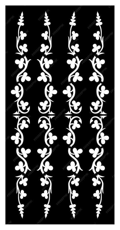 레이저 커팅 도어용 현대 Cnc 도면 Windows 인테리어 파티션 디자인 무료 Dowanload 프리미엄 벡터