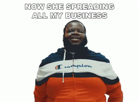 Now She Spreading All My Business Bfb Da Packman Sticker Now She Spreading All My Business Bfb