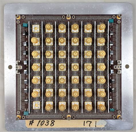 Amdahl Multi Chip Carrier Ecl Cpu Board From An Amdahl 470v6 Mainfram