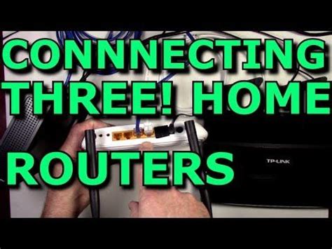 How To Connect Three Routers On One Home Network Sharing The Internet Using Lan Cables TpLink