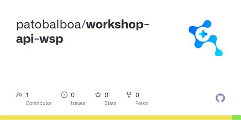 Github Patobalboaworkshop Api Wsp