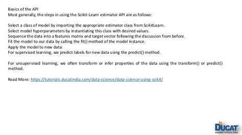 Data Science Using Scikit Learn Ppt