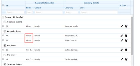 Case Sensitive In Add Record Grid 4 Php Support Center