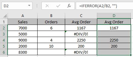 How To Use IFERROR Function In Excel