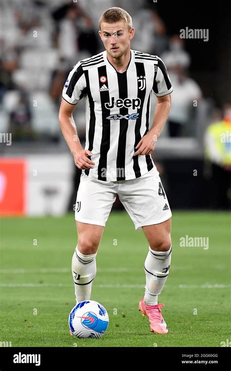 Matthijs De Ligt Of Juventus Fc In Action During The Serie A 20212022
