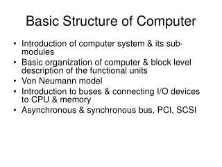 PPT Structure Of Computer Systems PowerPoint Presentation Free Download ID