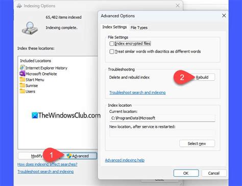 Indexing Is Not Running In Windows Fix