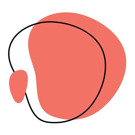 Organic Abstract Forms Fluid And Irregular Elements In Creative And Simple Amoeba Amorphous