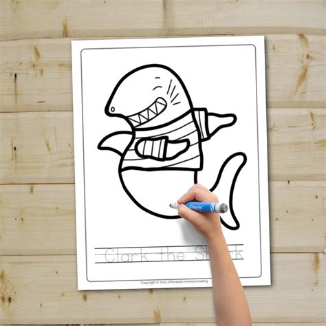 Clark The Shark Printable
