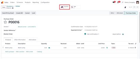 How The Reception Report Works In Odoo 17 Inventory App