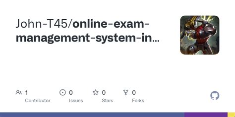 GitHub John T45 Online Exam Management System In Php