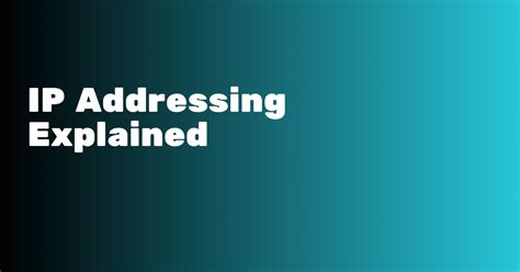 Ip Addressing Explained Ipv4 Ipv6 And Subnetting Basics