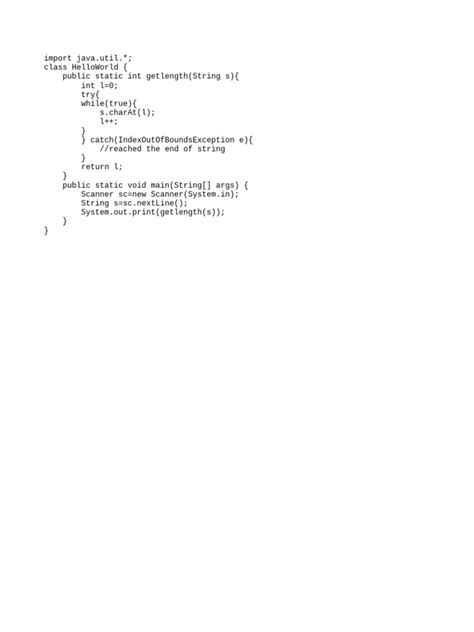 find len of string without len func pdf