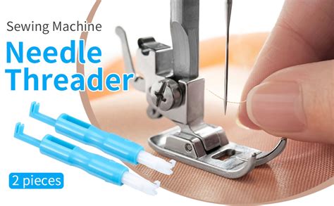 2 Packs Sewing Machine Needle Threader Automatic Threader Quick Sewing