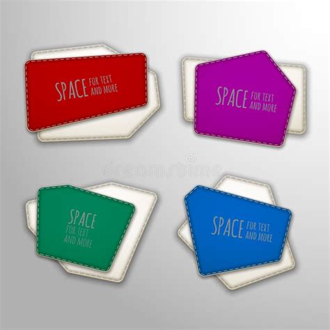 Vector Patch Banners Stock Vector Illustration Of Digital 73983564