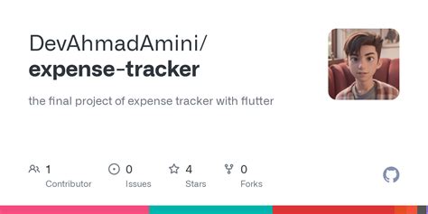 GitHub DevAhmadAmini Expense Tracker The Final Project Of Expense Tracker With Flutter