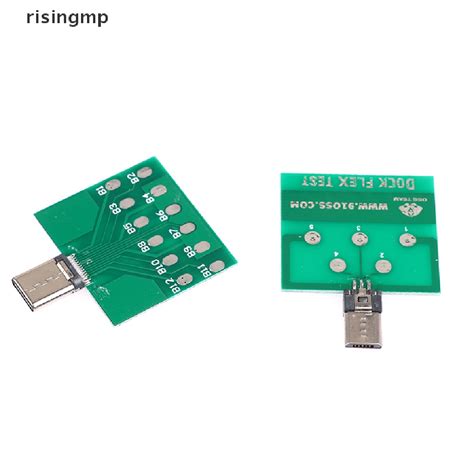 risingmp บอรดทดสอบ Micro USB Type C สาหรบโทรศพทมอถอ Android U2 Micro USB 8 Pin เปด