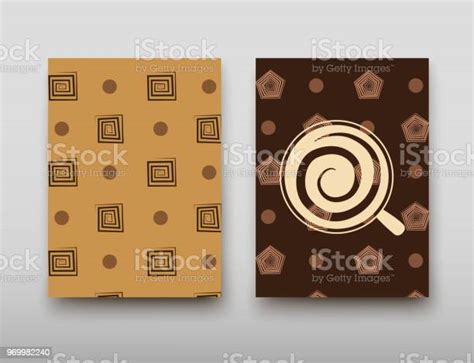 책자 커버 프레 젠 테이 션 추상 기하학적 배경 A4 설정된 기술 브로셔 전단지 디자인 서식 파일 벡터 그림자에서 레이아웃 가리기에 대한 스톡 벡터 아트 및 기타 이미지