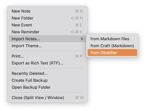 How To Import Notes From Obsidian NotePlan Knowledge Base