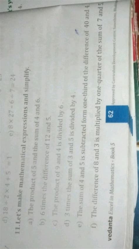 Lets Make Mathematical Expressions And Simplify Filo