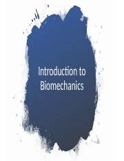 Understanding Biomechanics: Exploring Linear and Angular Motion | Course Hero
