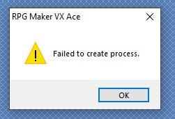 Failed To Create Process RPG Maker Forums