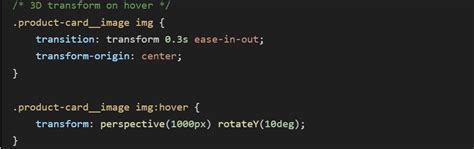Styling Product Images With Css3 Transforms And Animations