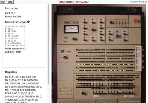 Simulating The Ibm 36050 Mainframe From Its Microcode Rhaftbar