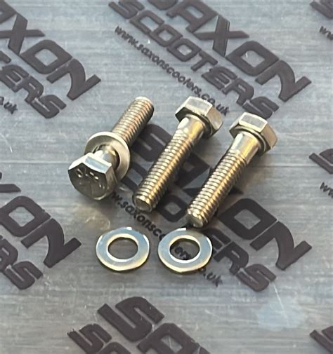 Lambretta Stator Plate Securing Bolts Screws With Washers Saxon Scooters