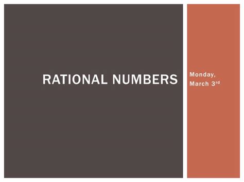 Ppt Rational Numbers Powerpoint Presentation Free Download Id 2590316