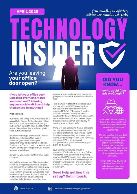 Cybersecurity Mfa Techtips Businessit Productivitytools Msp… It Consultancy Services