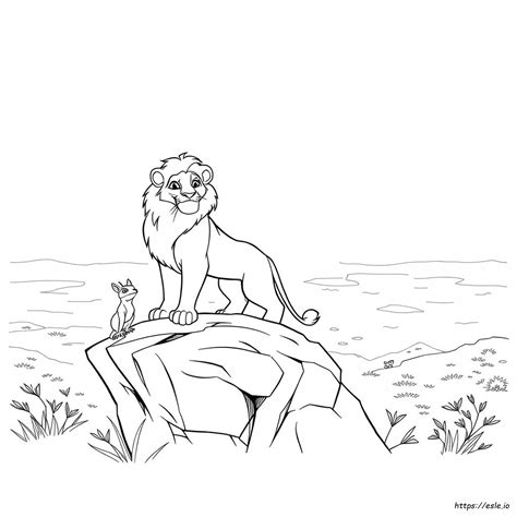 The Lion King Coloring Sheets